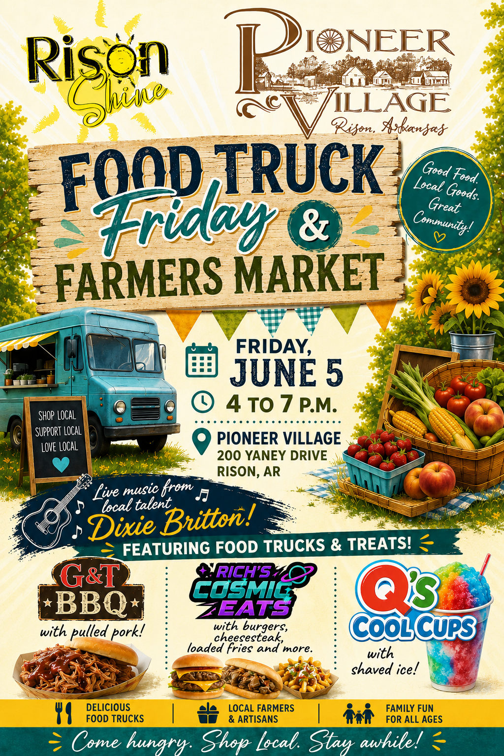 Food Truck Friday, Market Set for June 5 in Rison | Cleveland County Herald